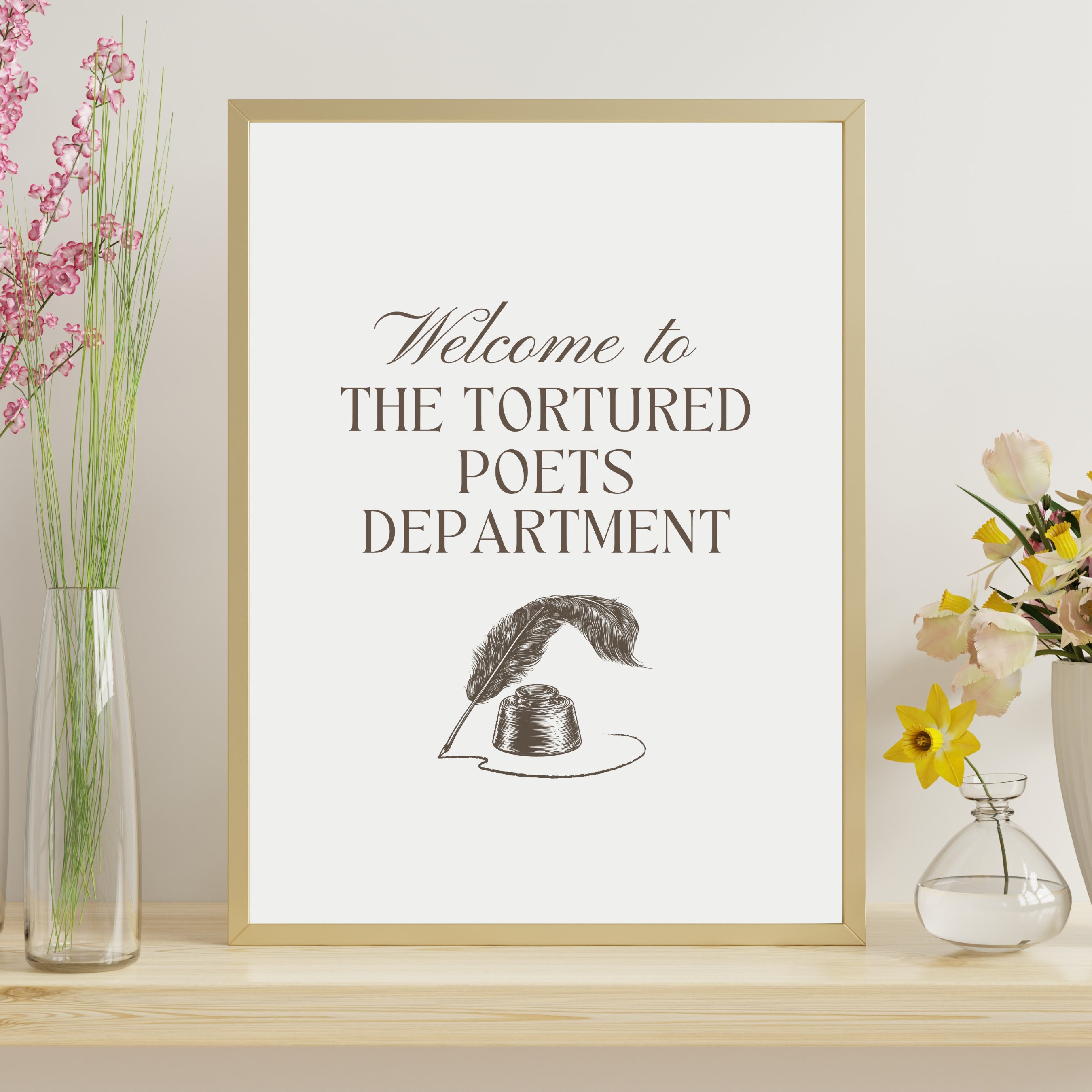 TTPD wall art, TTPD poster, Taylor The Tortured Poets Department poster ...