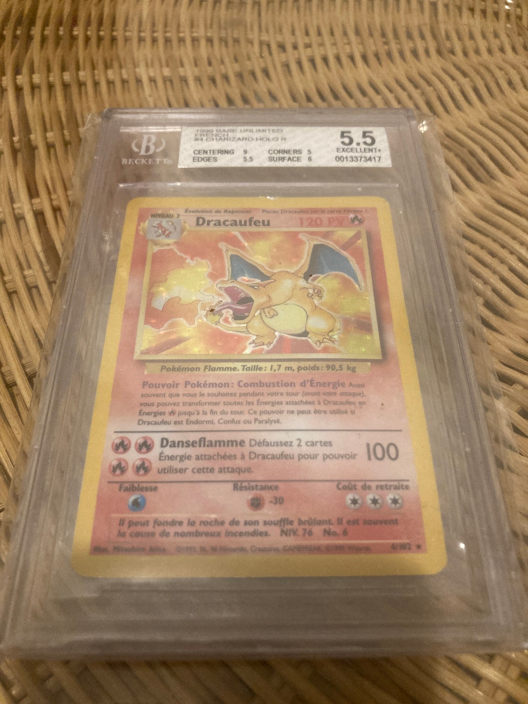 Pokémon Charizard / Charizard Base Set Beckett - Etsy