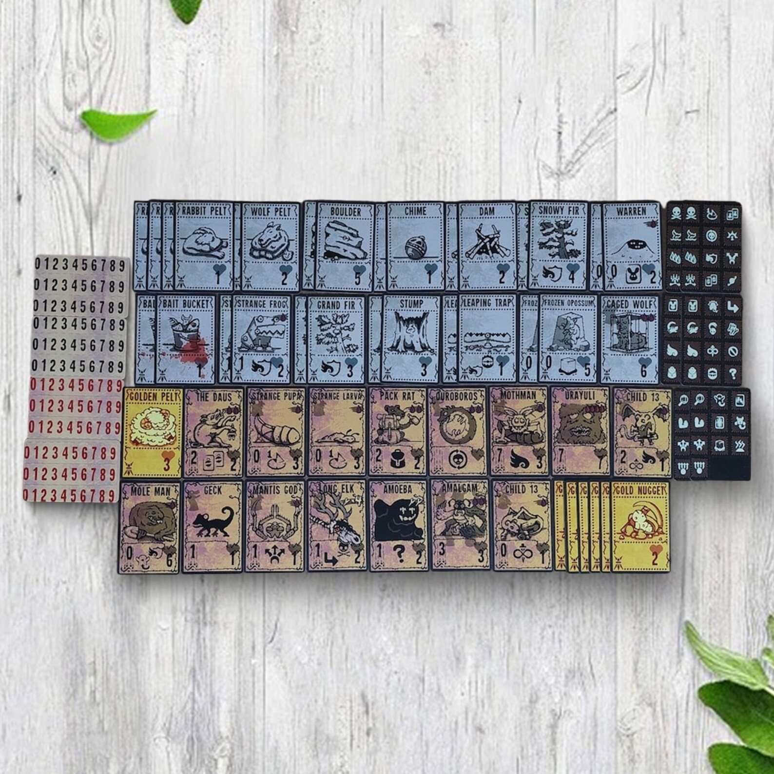 Inscryption Card Game With 206 Laminated Cards With Playmat Fully ...