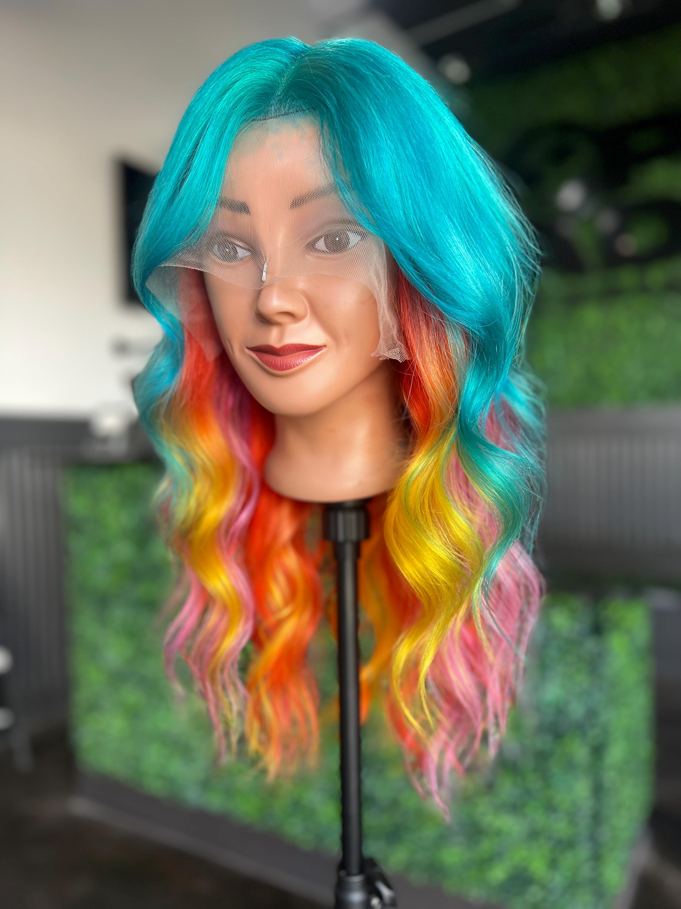 20 Inch Custom Colored Lace Front Wig - Etsy