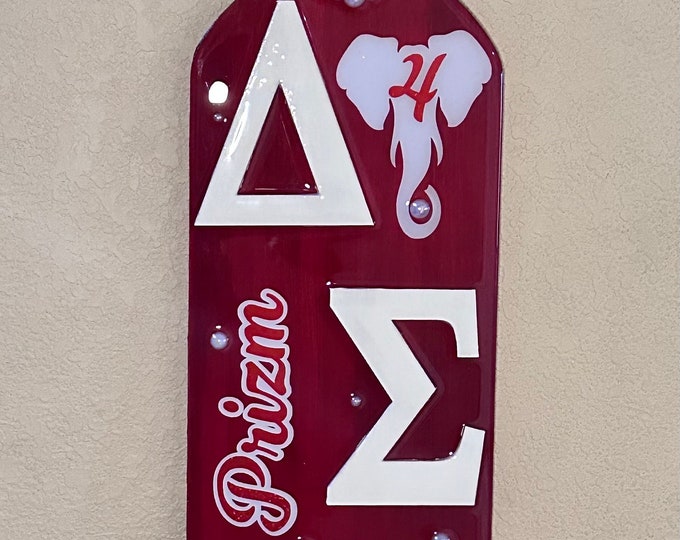 Handcrafted Greek Paddle, Custom Name Decoration, Sorority Fraternity ...