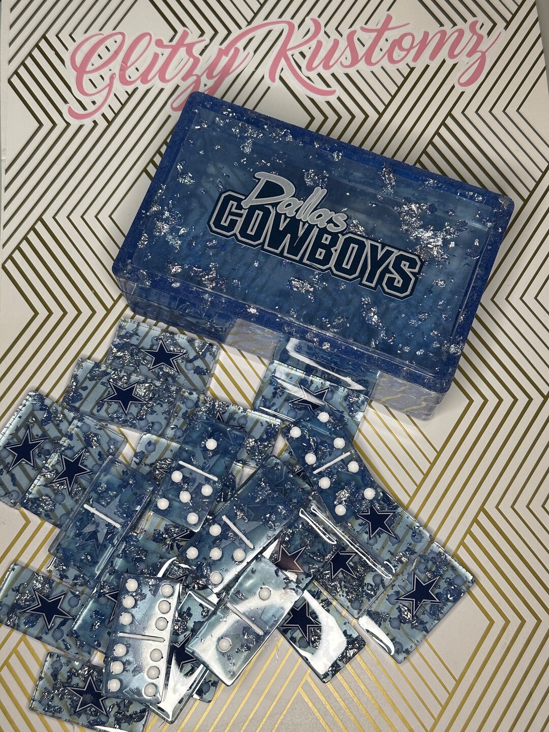 Handmade Cowboys NFL Domino Set - Etsy