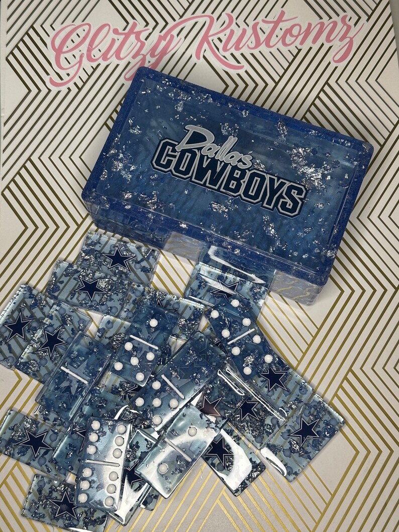 Handmade Cowboys NFL Domino Set - Etsy