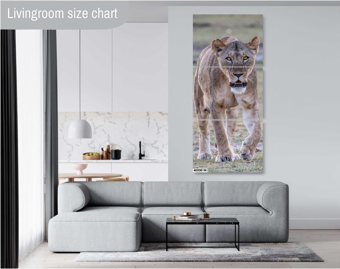 Hunting Lioness Photo Print – Kenya Wildlife, Big Cat Art - Etsy