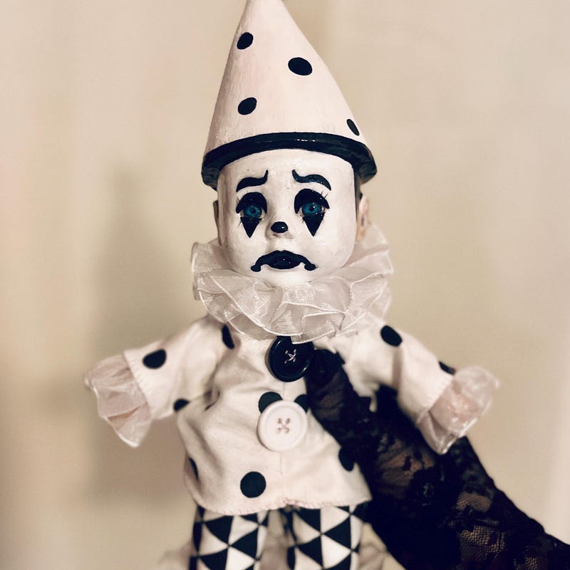 Handmade Ooak Clown Doll - Etsy