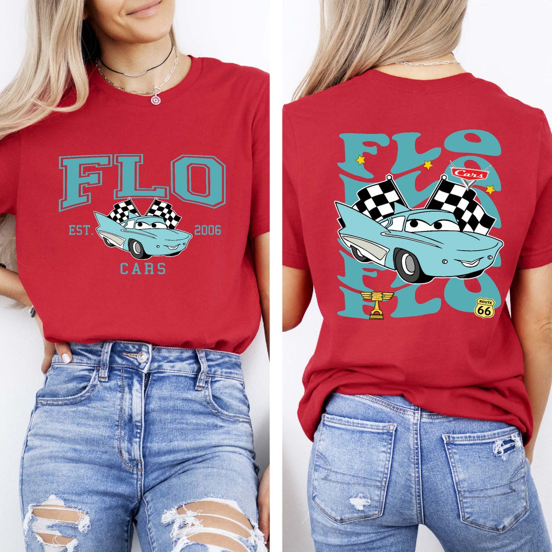 Disney Pixar Cars Est 2006 Shirt, Comfort Colors® Cars Flo Shirt ...