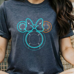Mickey and Minnie Tron Lightcycle Shirt, Disney Couple Matching T-shirt ...