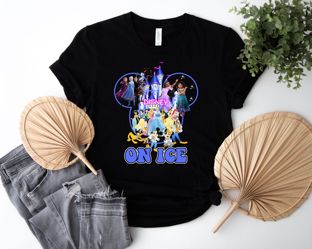 Disney on Ice Shirt, Disney Characters T-shirt, Disney Princess Tee ...