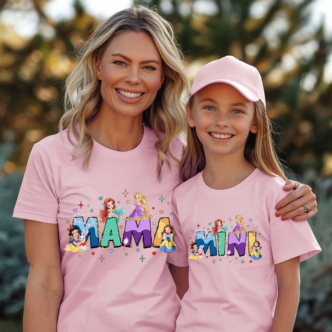 Disney Princess Mama Mini Shirt, Mini Mama Shirt, Disneyland Family ...
