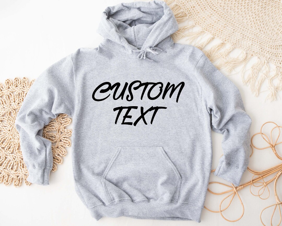 Custom Logo Sweatshirt, Team Logo Sweatshirt, Custom Hoodie, Your ...