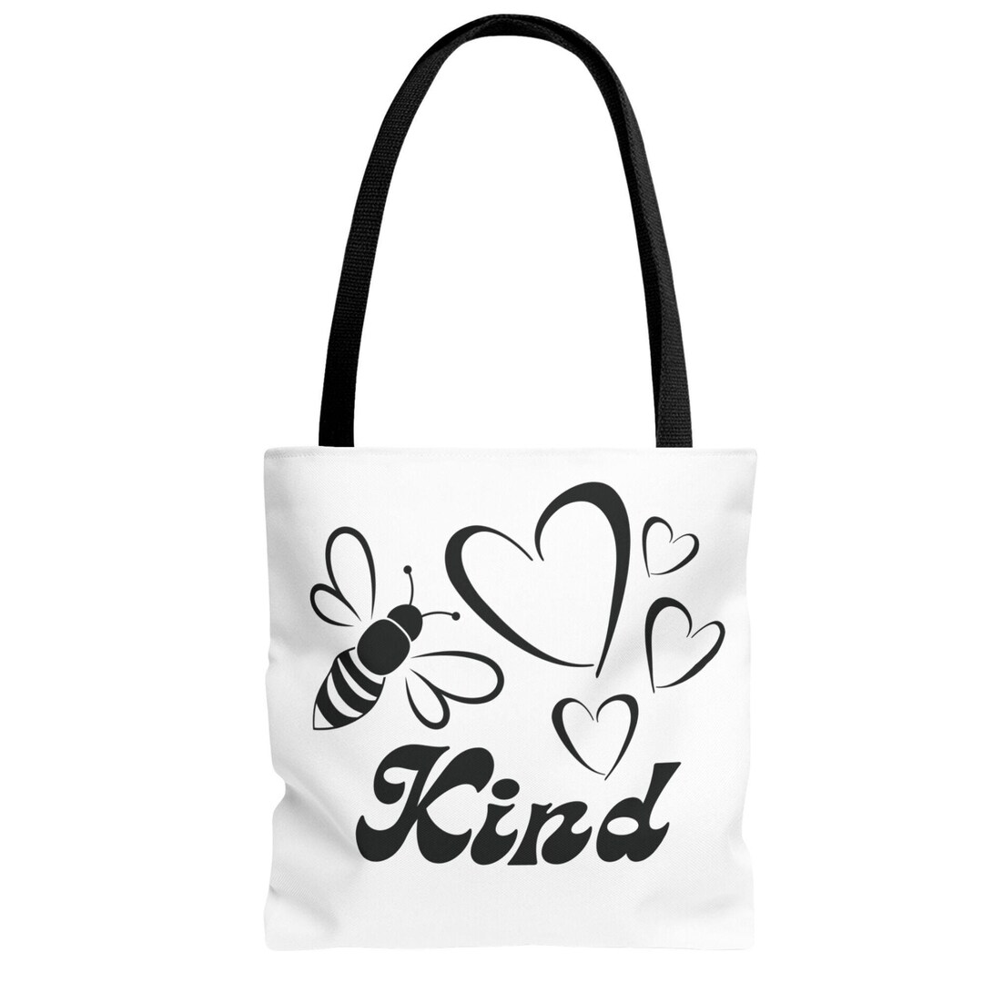 Bee Kind Tote, Save the Bees, Cute Bee Apparel, Bee Lover Gift, Unique ...