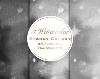 9 Pack Whimsical Watercolor Background + Starry Gradient Colour ...