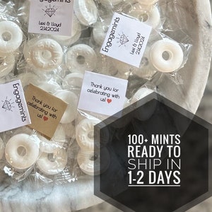 Engagemints, Mint Favors - Engagement Celebrations - Etsy