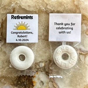 Retiremints, Mint Favors Retirement Celebrations - Etsy