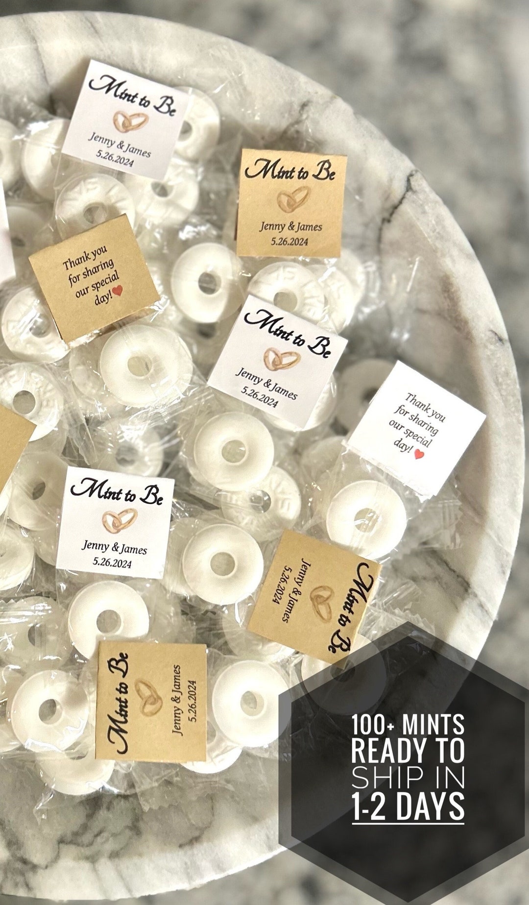 Wedding Mint to Be Favors - Engagement, Rehearsal Dinner, Bachelorette ...