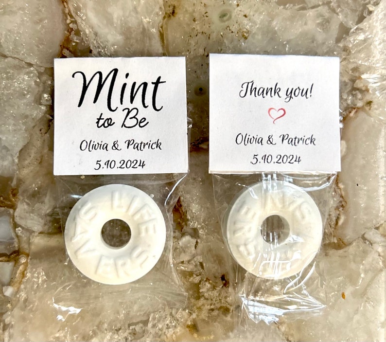 Wedding Mint to Be Favors - Engagement, Rehearsal Dinner, Bachelorette ...