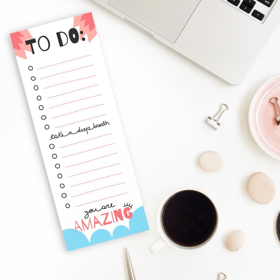 Motivational to Do Notepad: Positive Affirmations, Task Planner - Etsy