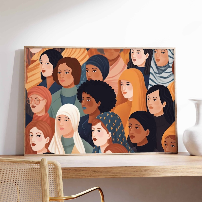 Diversity Wall Art - Etsy