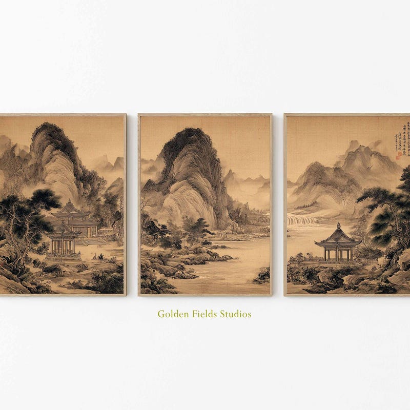 Sepia Prints Oriental - Etsy UK
