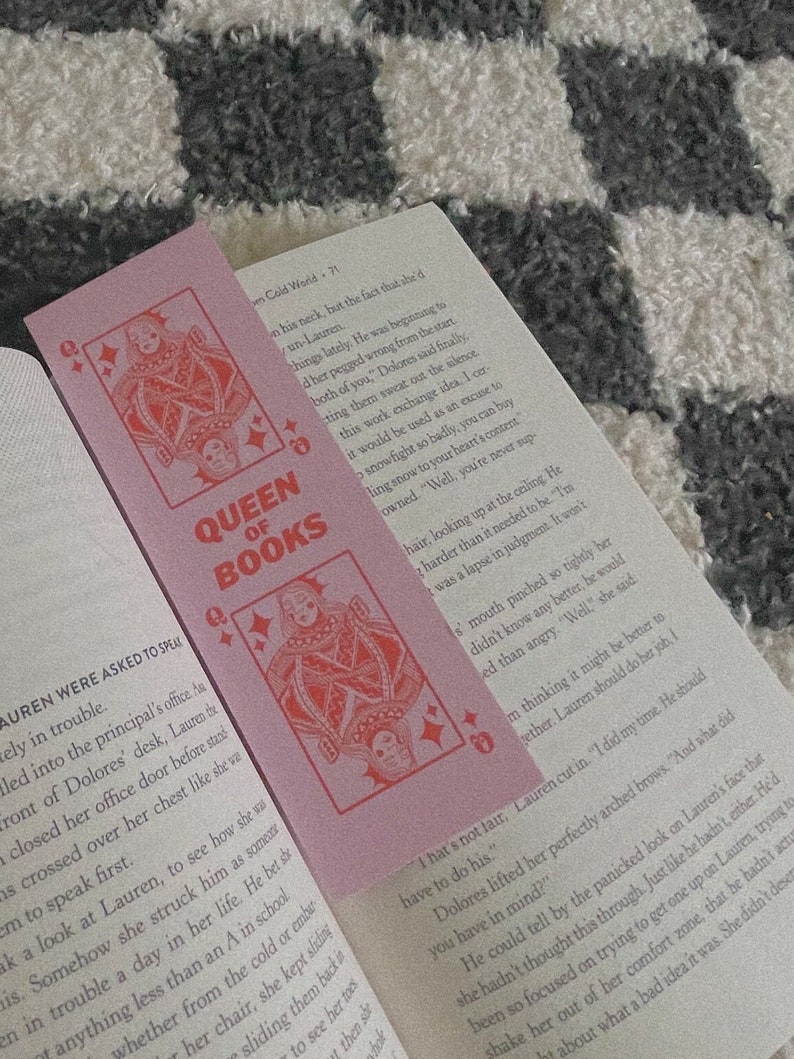 Queen of Books Bookmark - Etsy