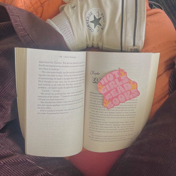 Hot Girls Read Books Stickers - Etsy