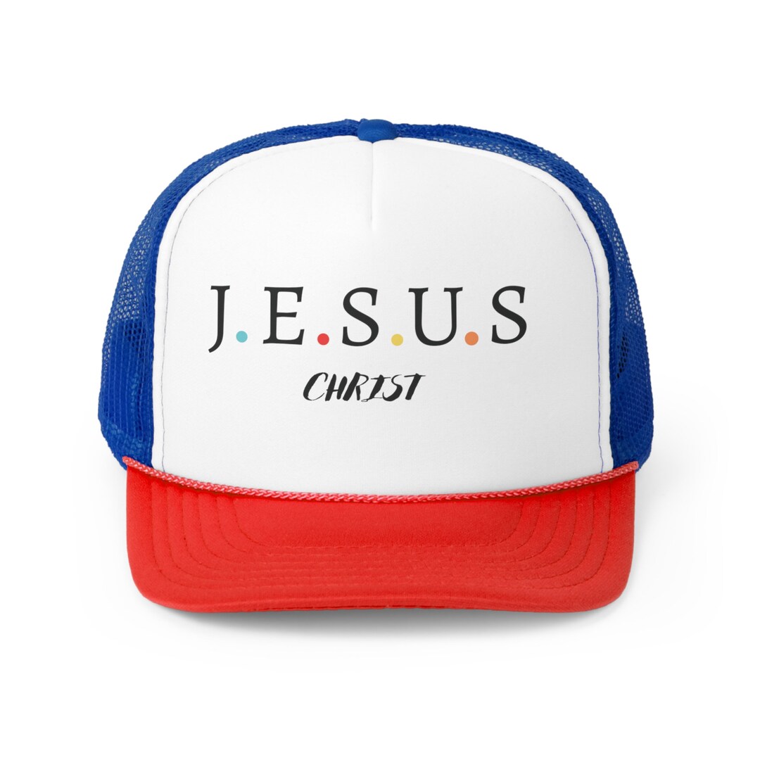 J.E.S.U.S Christ Trucker Caps| Where Your Faith Proudly! - Etsy