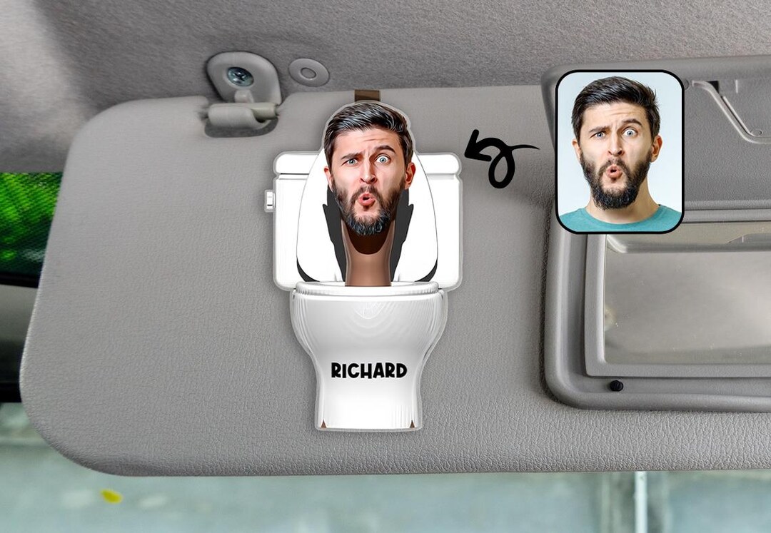 Custom Photo Car Visor Clip, Husband Meme Gifts, Valentines Day Gifts ...