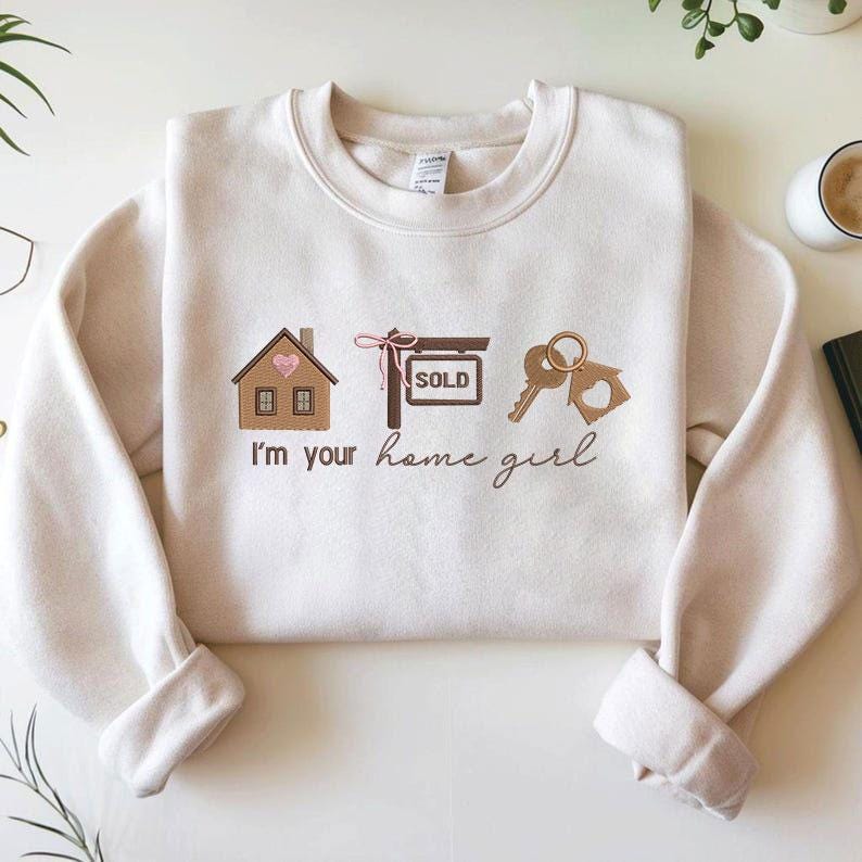 I'm Your Home Girl Machine Embroidery File, Real Estate Agent Icons ...