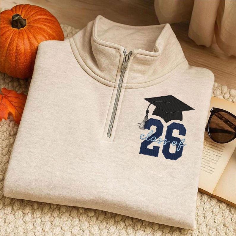 Class of 2026 Graduation Cap Machine Embroidery File, Graduation Gift ...