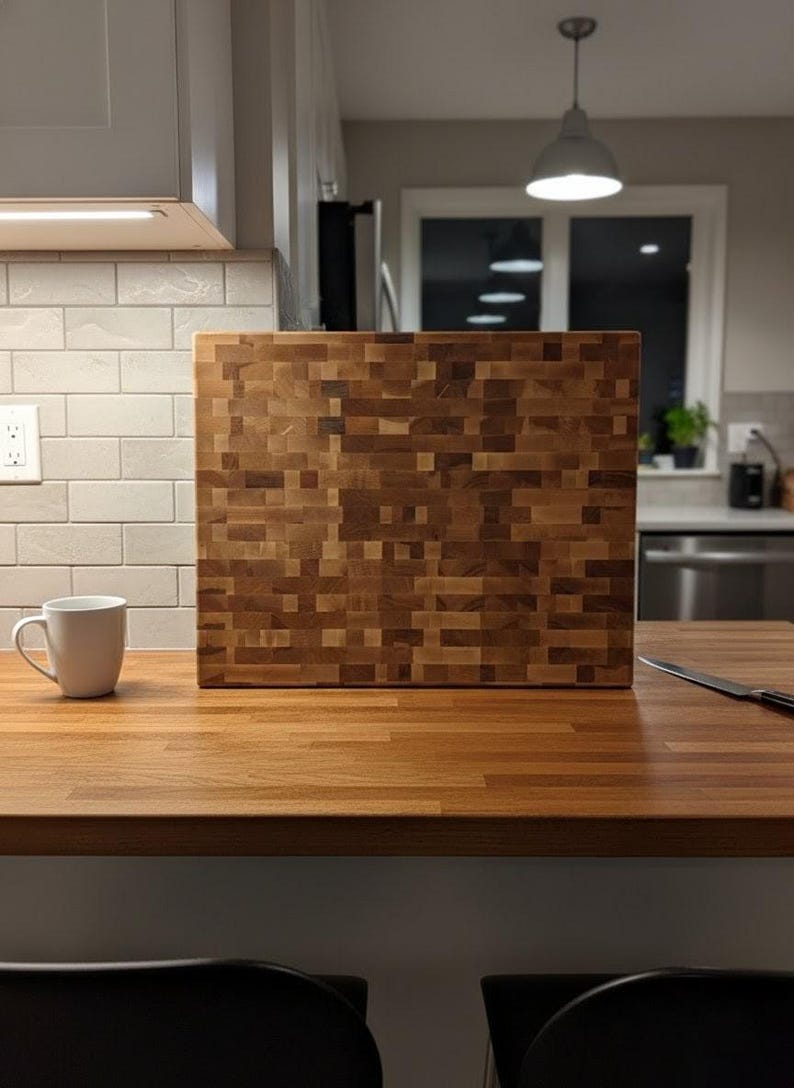 Heritage Block - End Grain Handmade American Maple Butcher Block ...