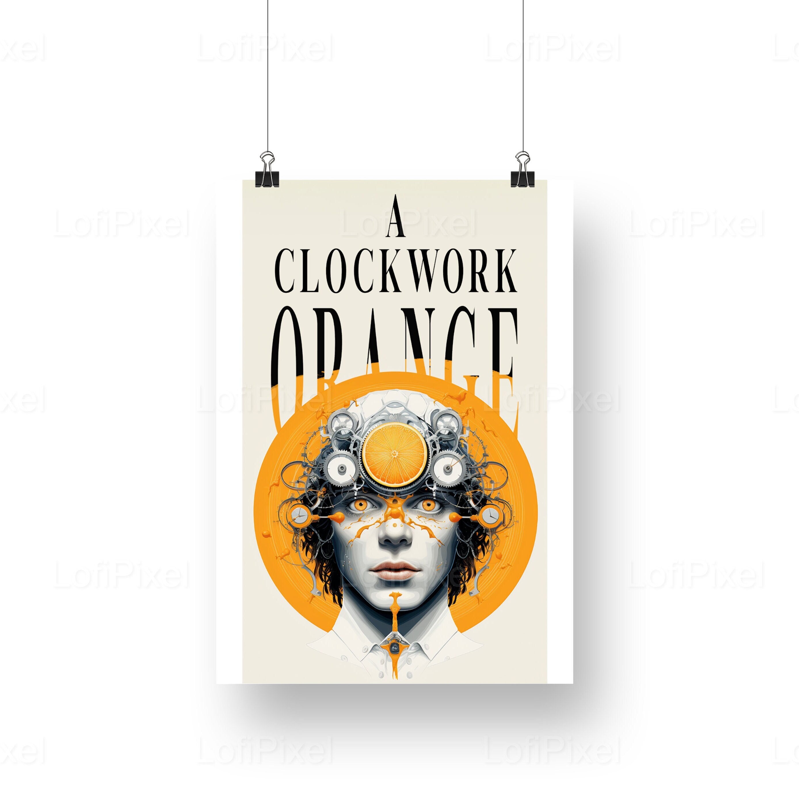 A Clockwork Orange Digital Poster - Kubrick Movie Printable Wall Art ...