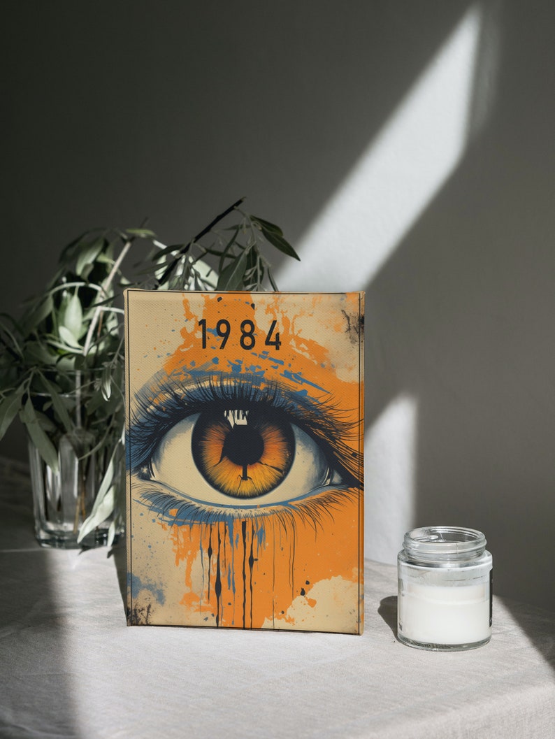 Cartel minimalista de 1984 Descarga digital Arte de George Orwell SVG ...