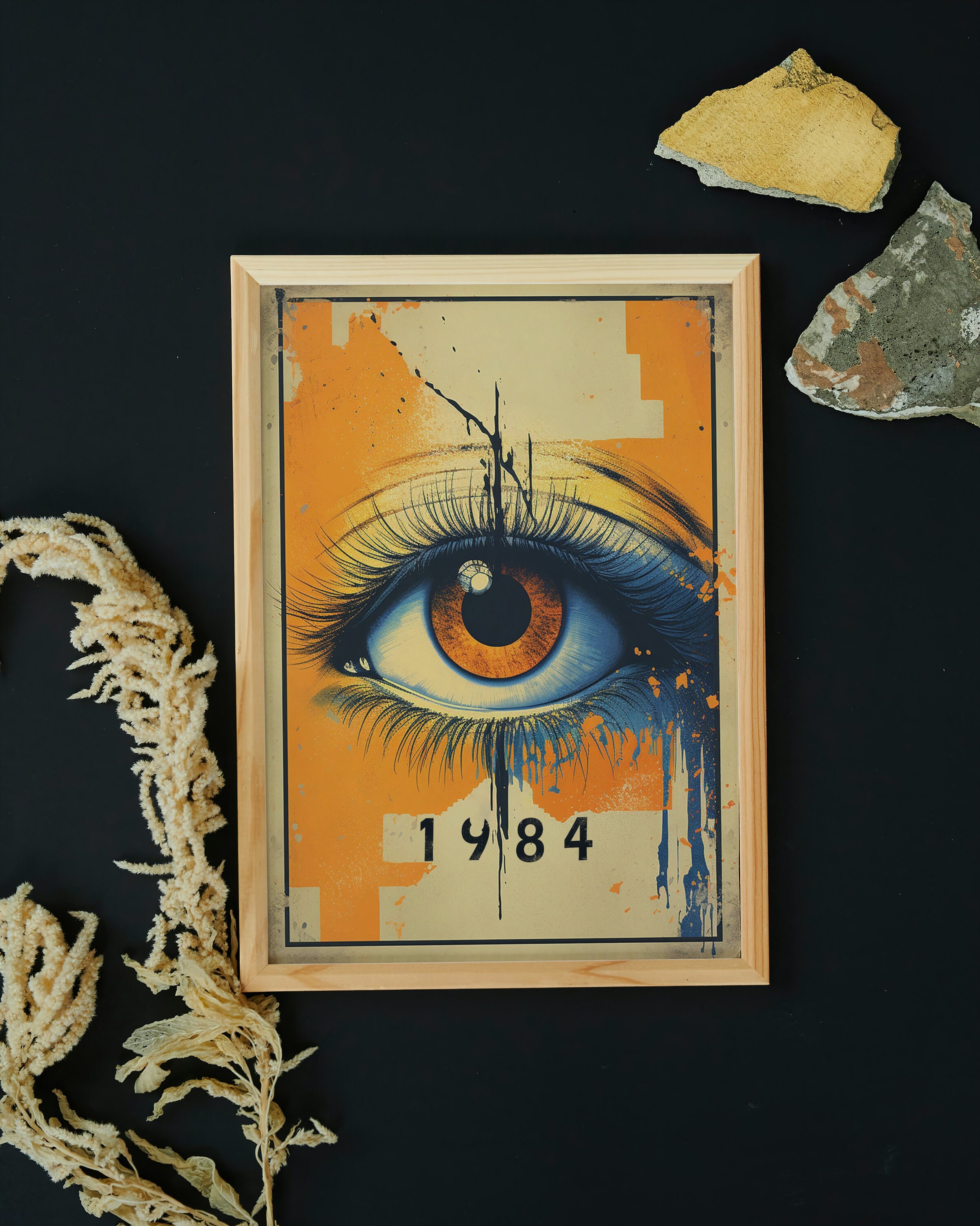 1984 George Orwell Minimalist Poster, High Quality Printable Wall Art ...