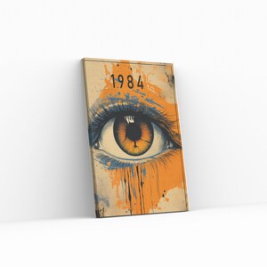 1984 Minimalist Poster Digital Download George Orwell Art High-quality ...
