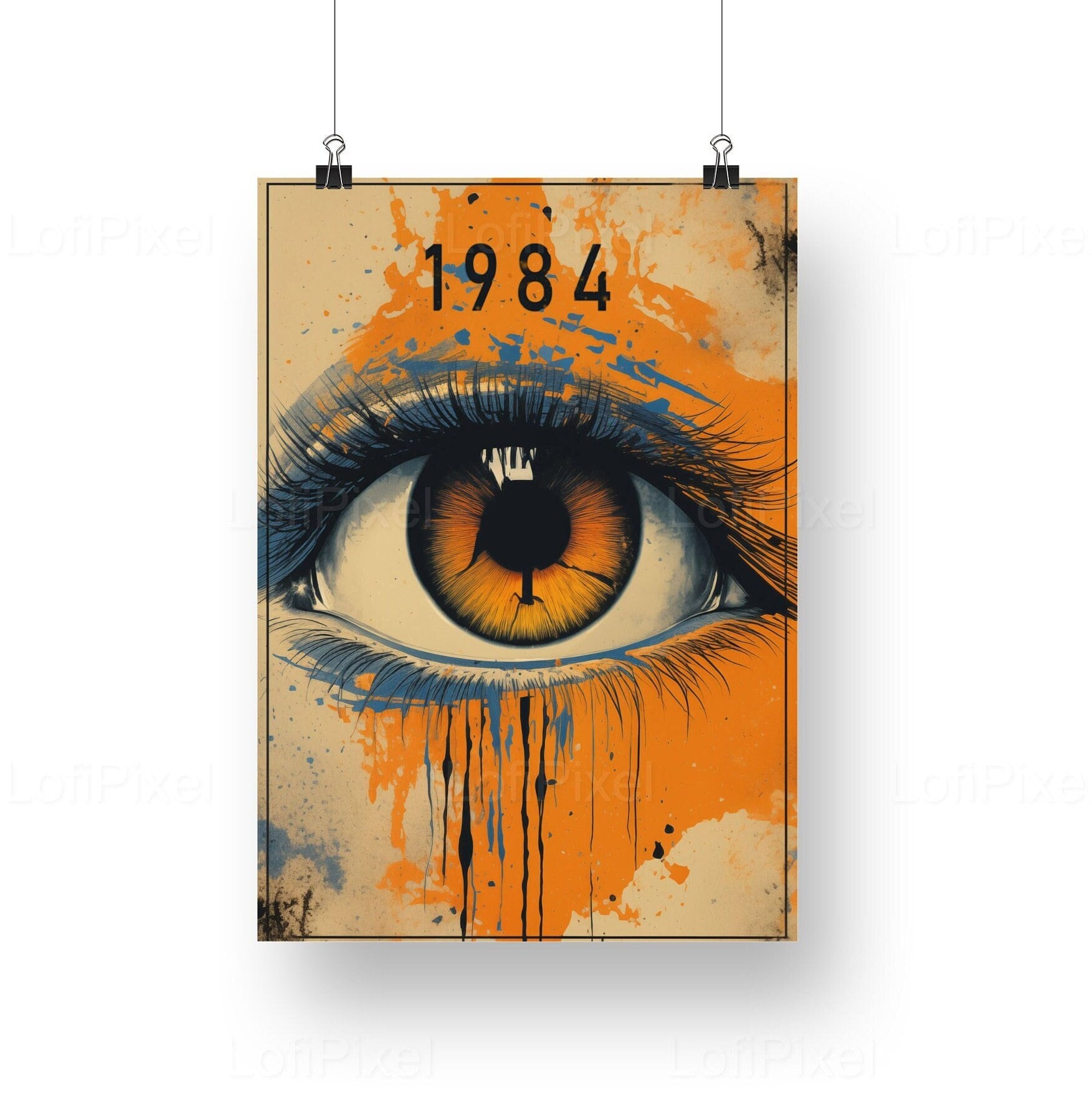 1984 Minimalist Poster - Digital Download - George Orwell Art - High ...