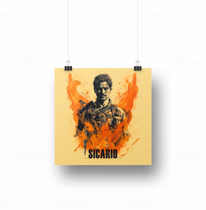 Sicario Poster Digital Art for Home Decor Printable Wall Art Unofficial ...