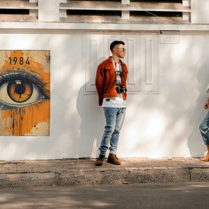 1984 Minimalist Poster Digital Download George Orwell Art High-quality ...