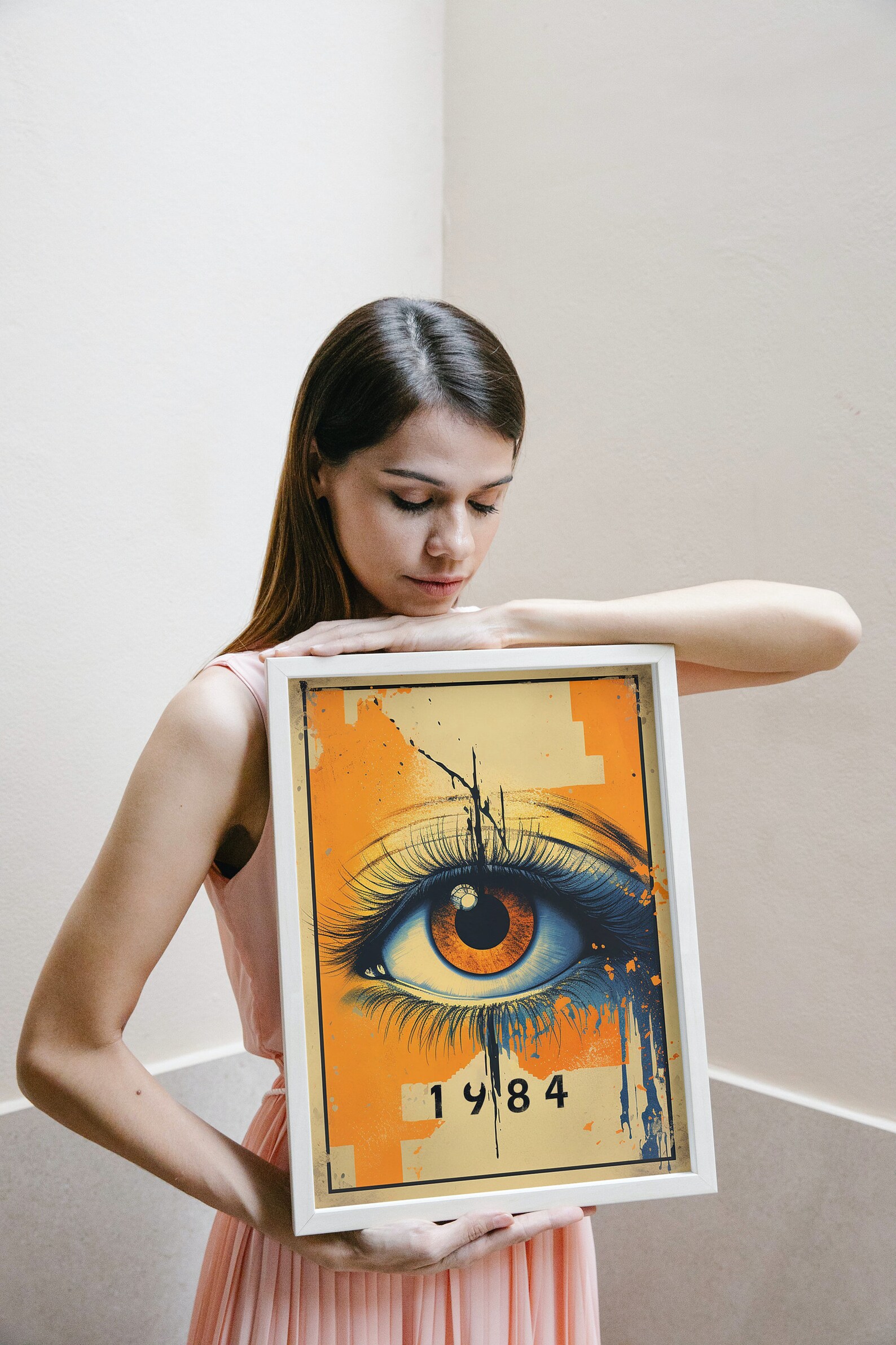 1984 George Orwell Minimalist Poster, High Quality Printable Wall Art ...