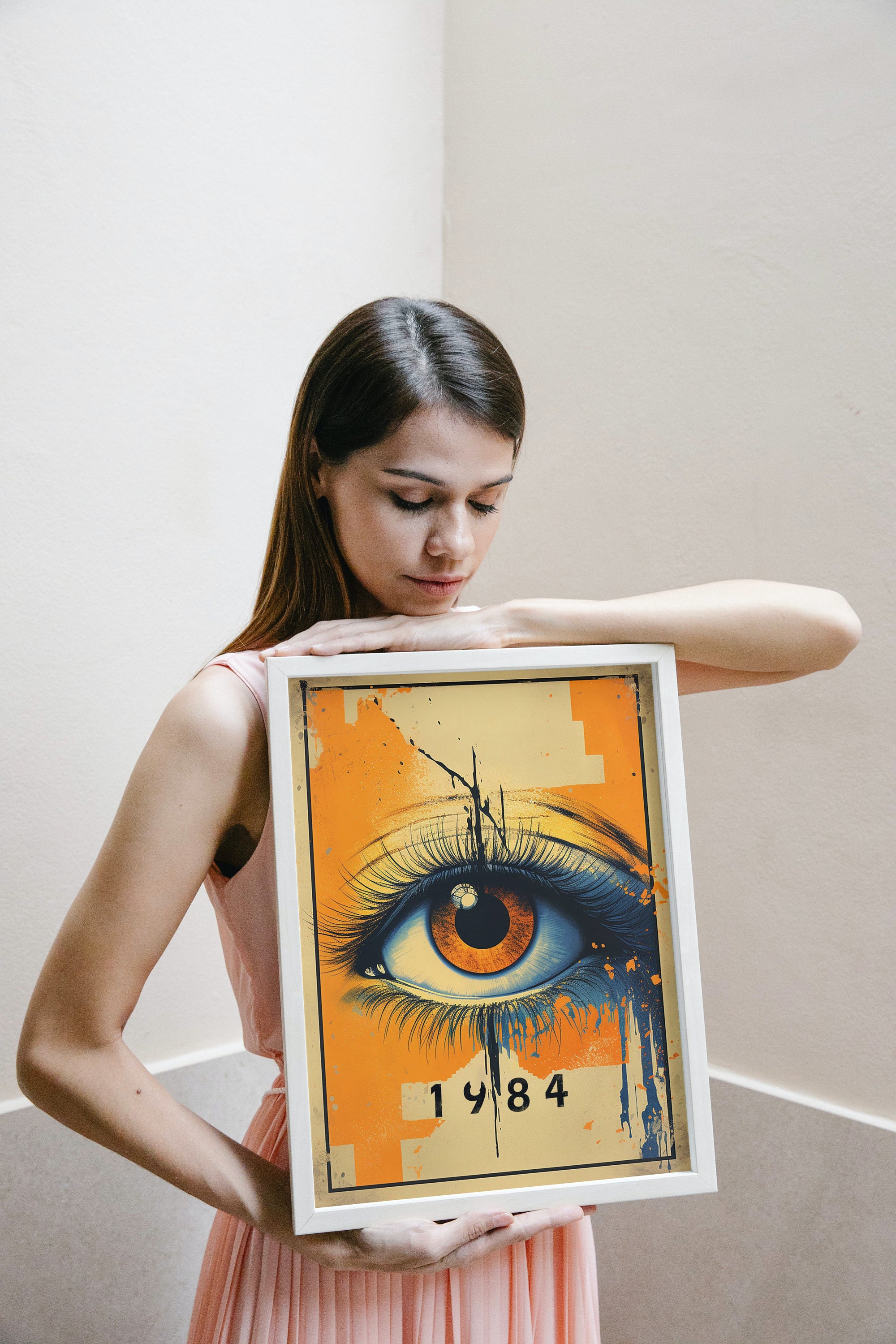 1984 George Orwell Minimalist Poster, High Quality Printable Wall Art ...