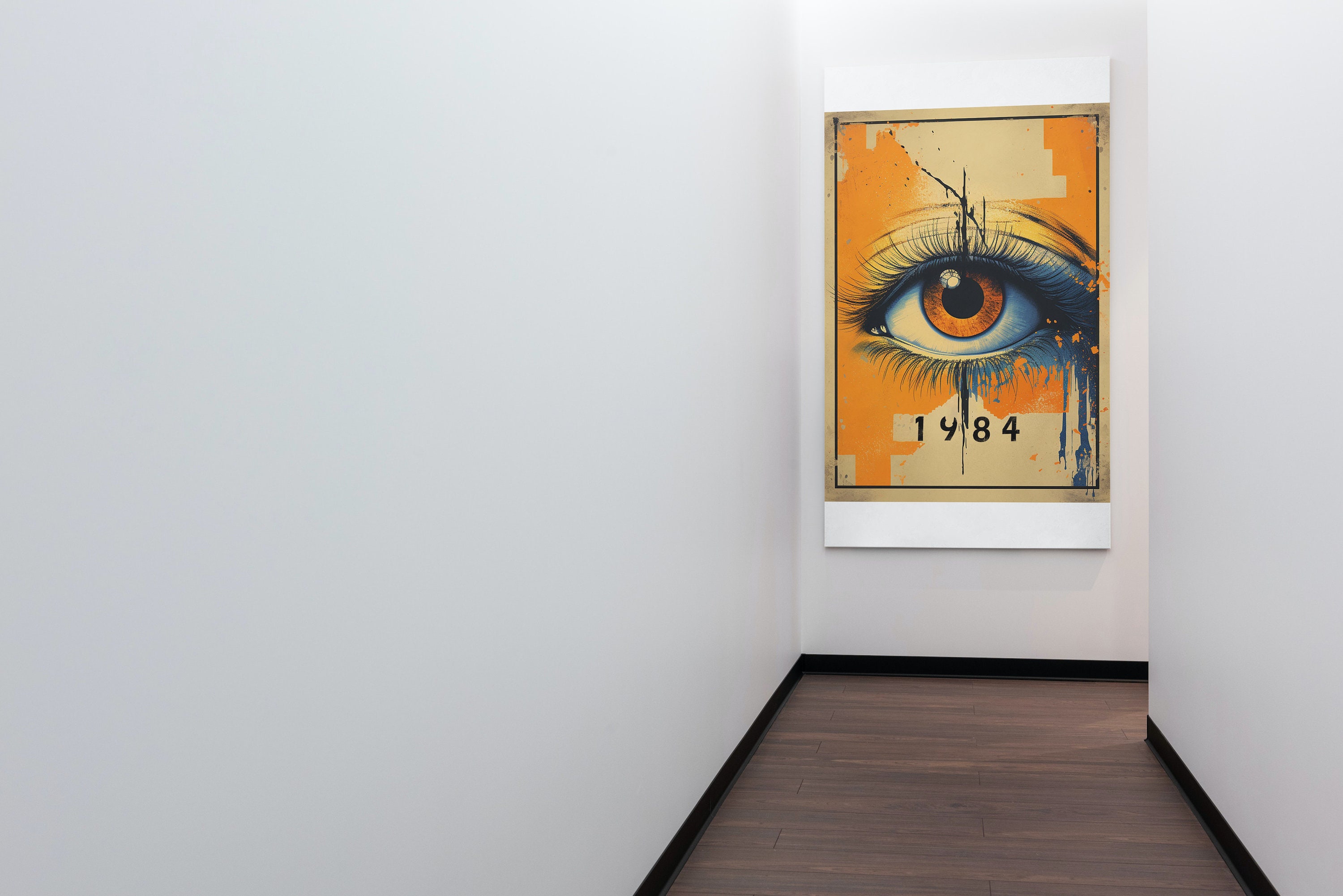 1984 George Orwell Minimalist Poster, High Quality Printable Wall Art ...
