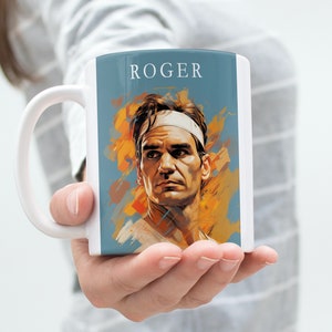 Roger Federer Minimalist Poster - Tennis Printable Wall Art - Sport ...