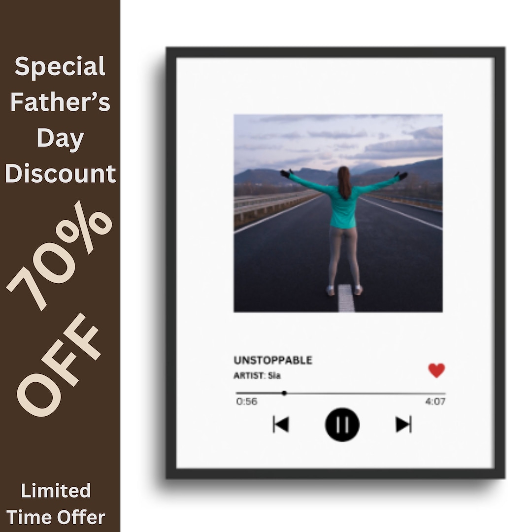 Spotify Plaque for Wall Spotify Custom Plaque Personalised White Music ...