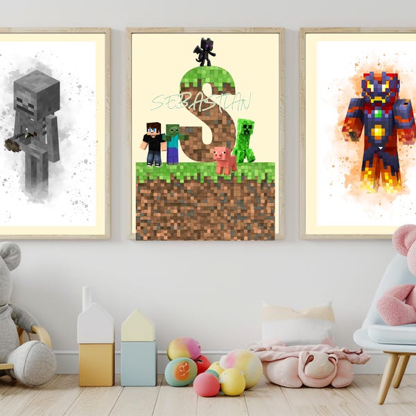 Mincraft Posters - Etsy