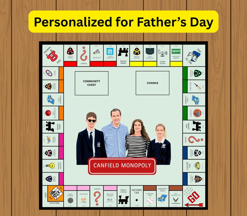 Personalized Monopoly Board Game Custom Fully Customized Birthday ...