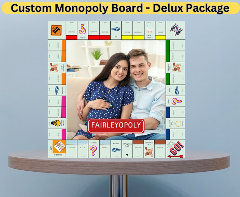 Personalized Monopoly Board Game Custom Monopoly Fully Customised Board ...