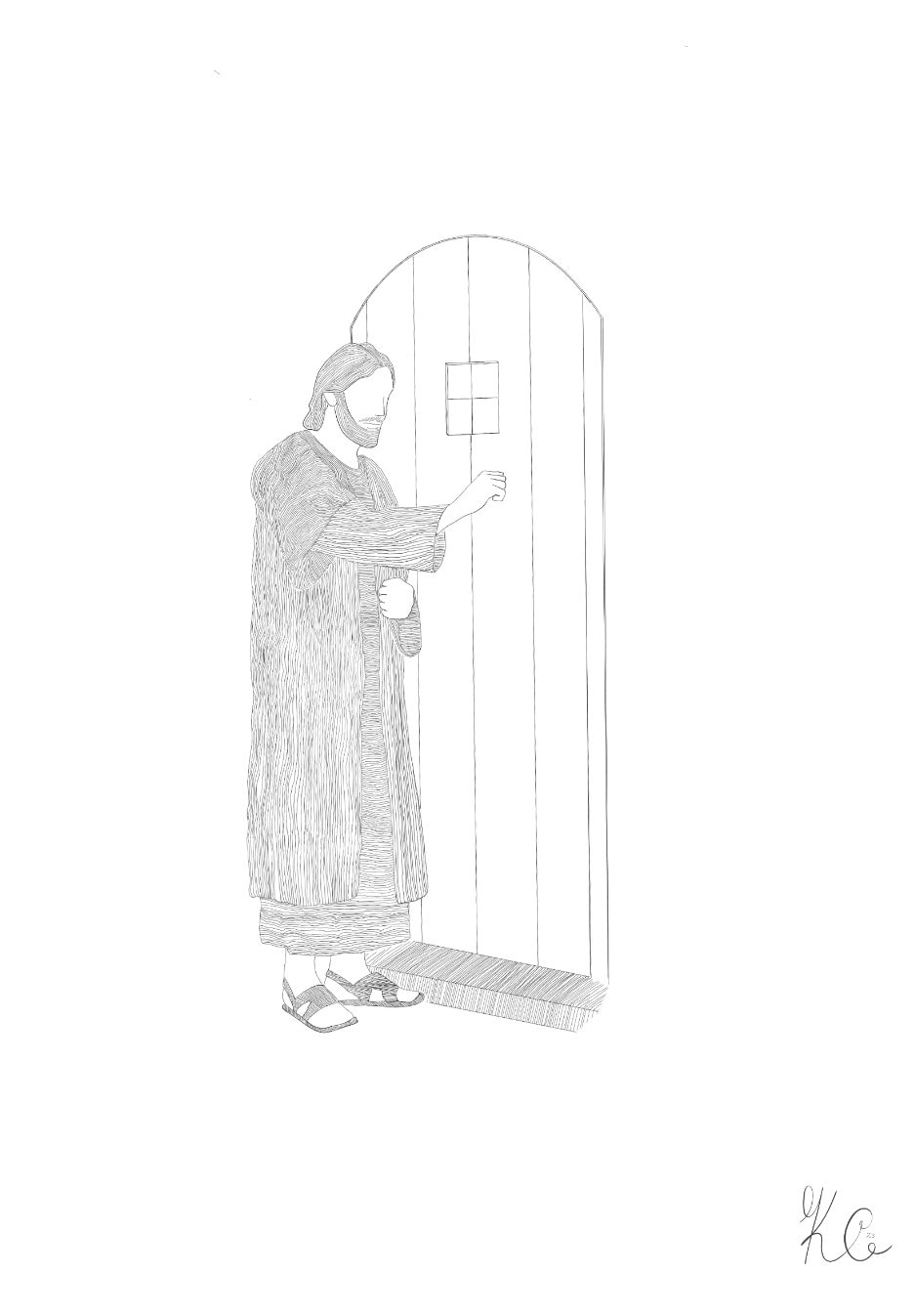 Jesus Knocking at the Door - Etsy