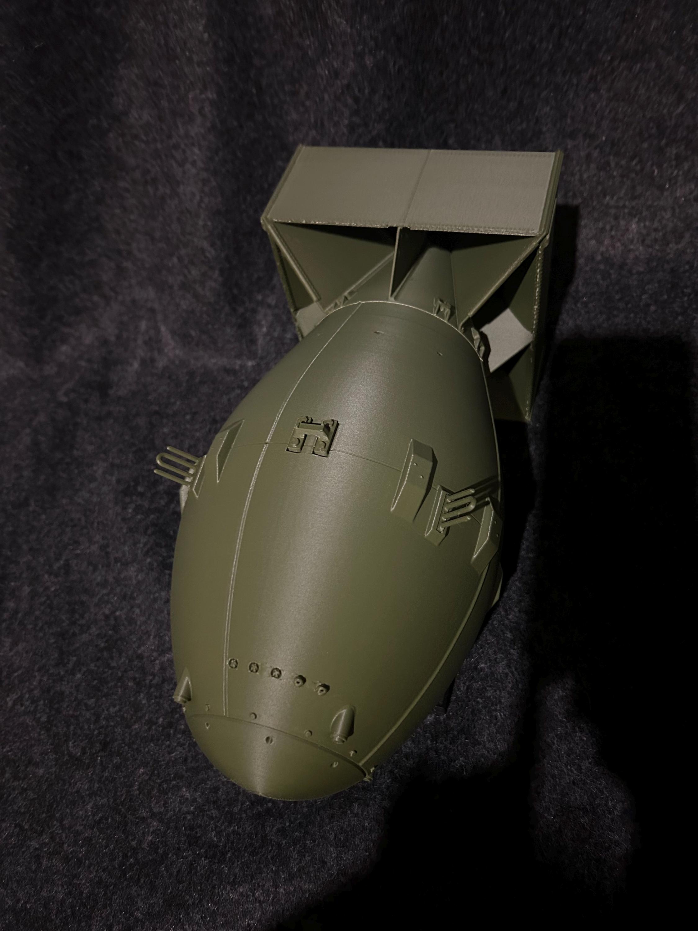 Jumbo Scale 1/8 “fat Man” Nuke Model - Etsy