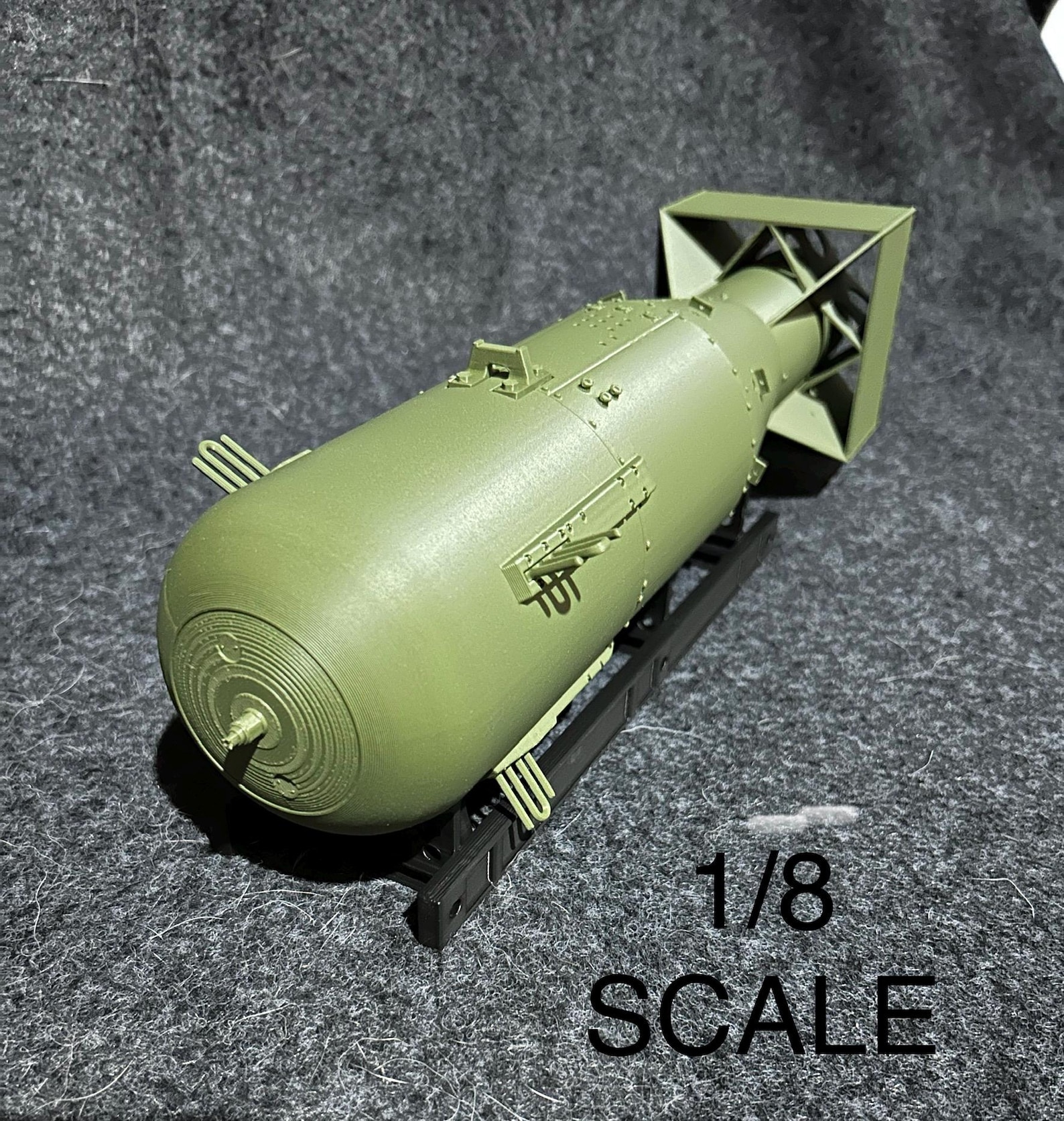 1/8 Jumbo Scale Model “little Boy” Nuke 14 Inches - Etsy