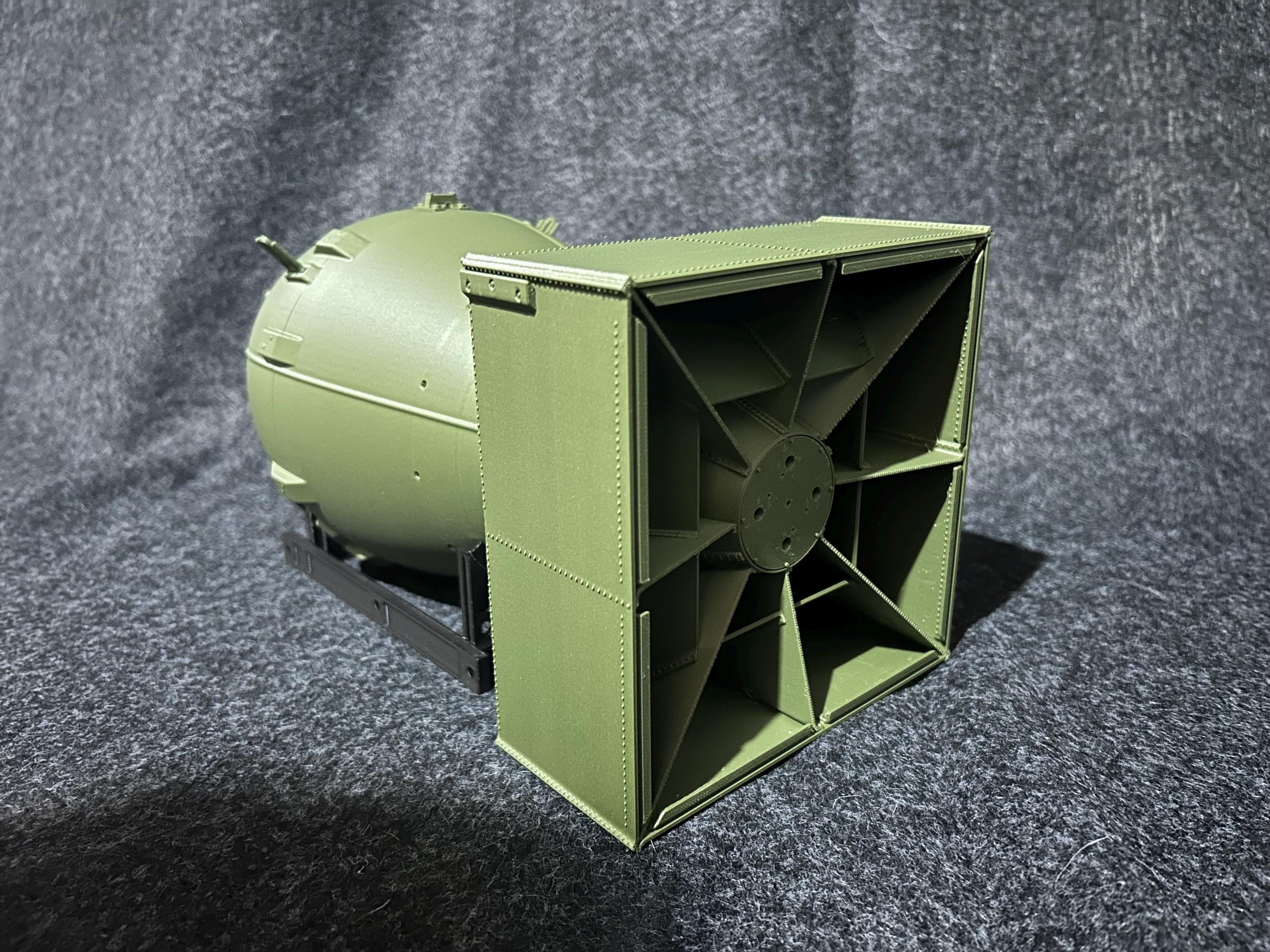 Jumbo Scale 1/8 “fat Man” Nuke Model - Etsy