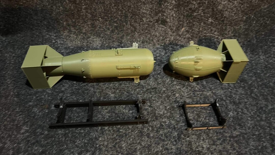 COMBO 1/13 Little Boy and Fat Man Nuke Models - Etsy